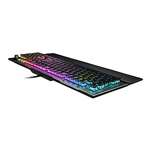 ROCCAT Vulcan 120 - Mechanical RGB Gaming Keyboard, AIMO LED Per-Key lighting, ROCCAT Titan switches, durable design (aluminum top plate), multimedia wheel, detachable wrist rest