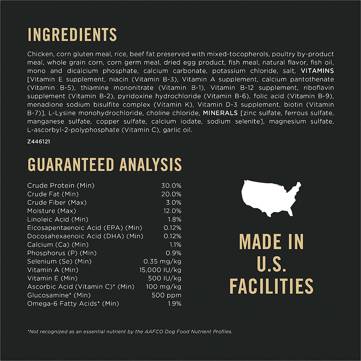 Purina Pro Plan High Calorie, High Protein Dry Dog Food, 30/20 Chicken & Rice Formula - 37.5 lb. Bag