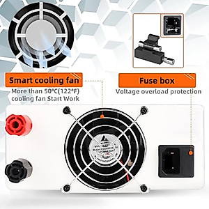 Lab DC Power Supply, Adjustable 150V 5A, USB Digital Source Stabilized Current 750W Voltage Regulator