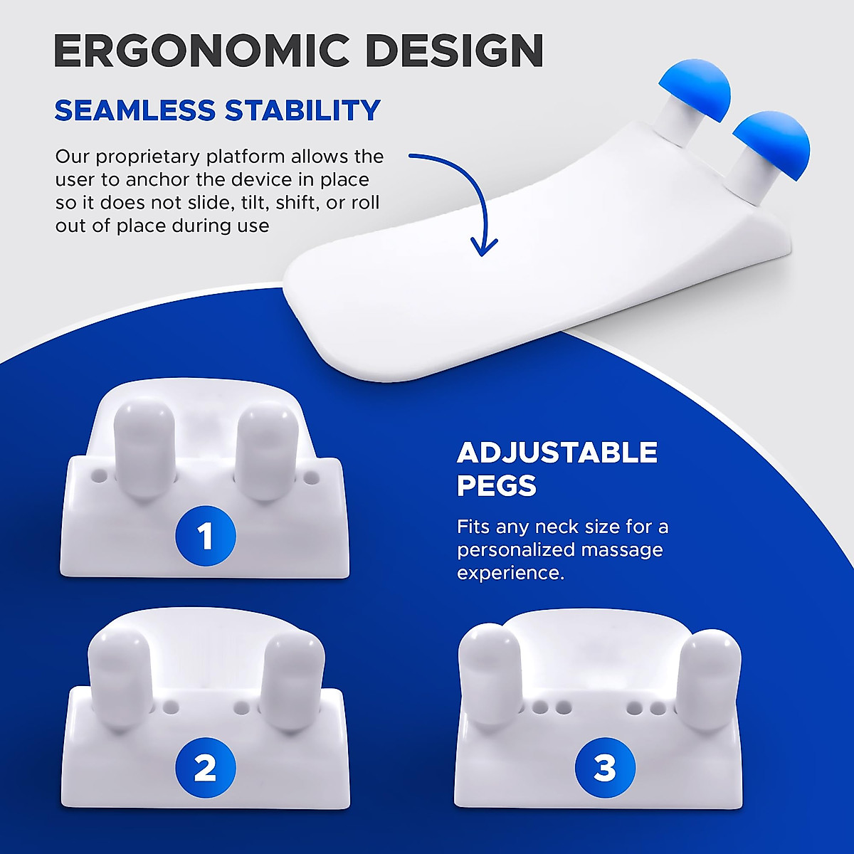 The Deep Tissue Doc Headache Releazzzer - for Tension-induced Migraines and Tension Headaches, Sub-Occipital Release, Deep Tissue
