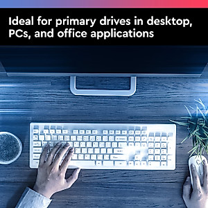 Western Digital 4TB WD Blue PC Internal Hard Drive HDD - 5400 RPM, SATA 6 Gb/s, 256 MB Cache, 3.5" - WD40EZAZ