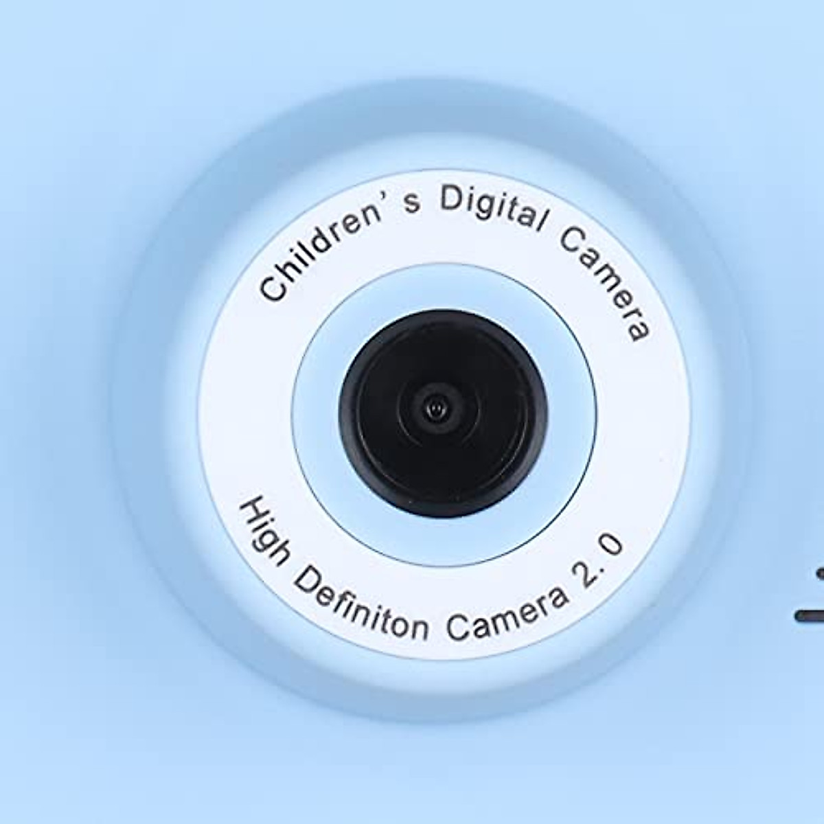 Zyyini Digital Camera, Child Camera, Mini Portable Camera, Educational Toy Camera, with Front and Rear Dual Cameras and IPS Screen, Support 1080P, for Videos(Blue)