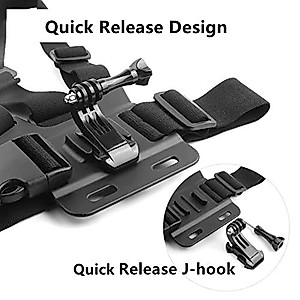 Dream Bull Chest Mount Harness Chesty Vest Head Mount Strap for Action Camera Compatible with GoPro Hero 11,10,9,8,Max,Go Pro Hero 7,6, 5,4, Session,3+,3,Hero (2018),Fusion,DJI Osmo,AKASO