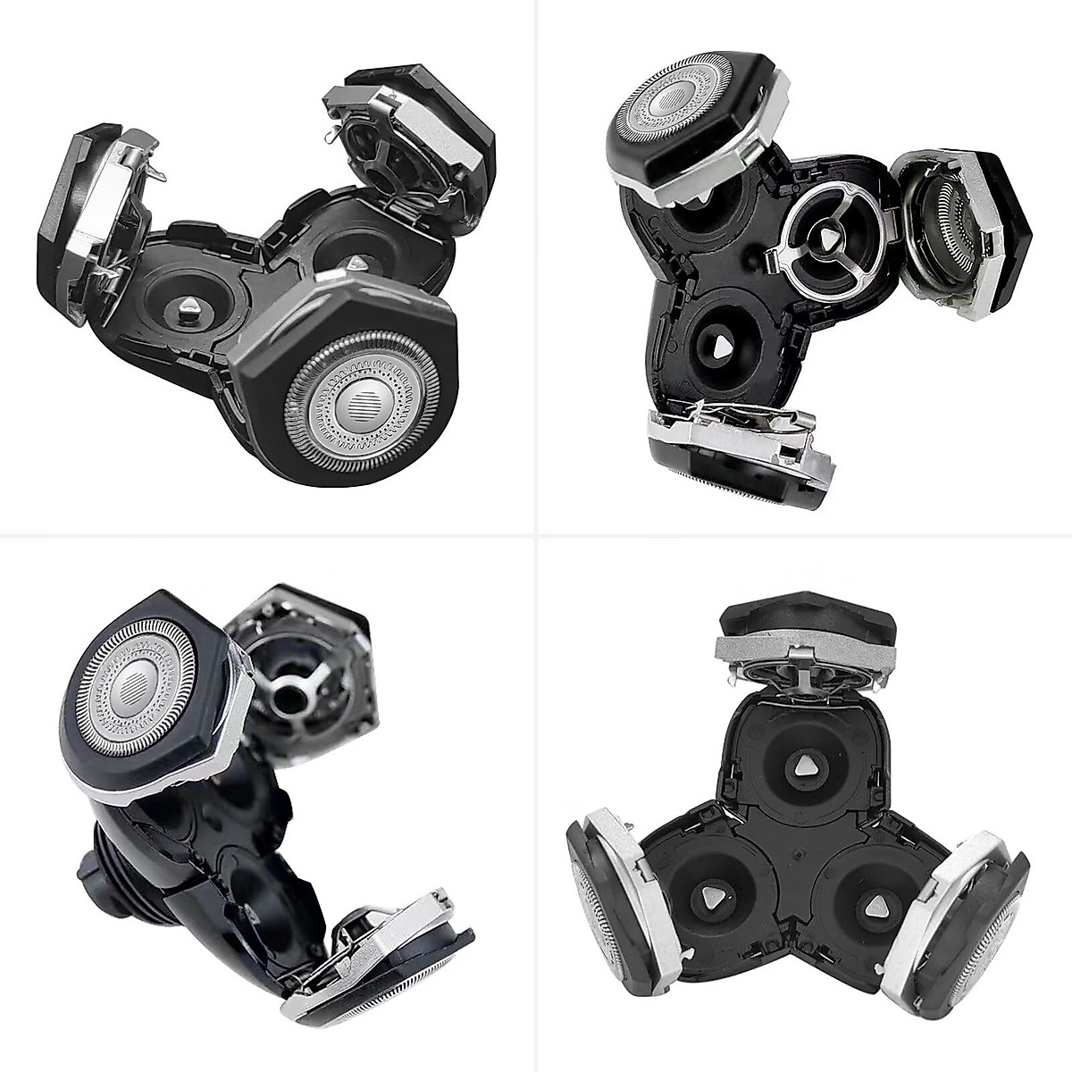 Replacement Head for Philips Norelco RQ10 Arcitec Generic Razor Shaving Unit Triple Track Made by gmz