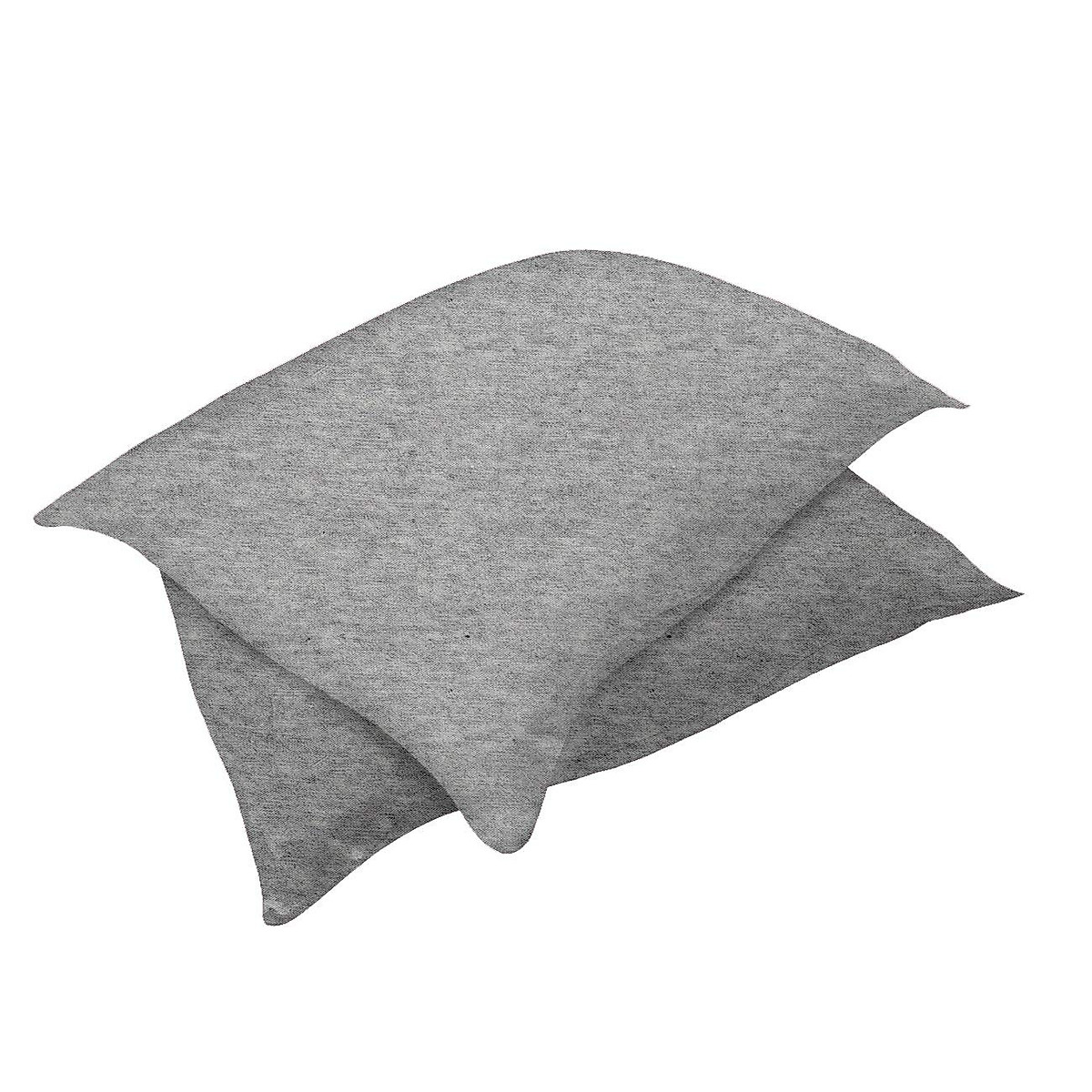 Betty Dain Stretch Jersey Universal Pillowcase - One Size Fits All Pillows, 100% Jersey Knit Cotton Pillowcase, Soft Covering for Standard and King Pillows, Zipper Closure, Gray, 2 Per Pack