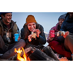 Hydro Flask Can Cooler Cup - Stainless Steel & Vacuum Insulated - Removable Rubber Boot - 12 oz, Graphite