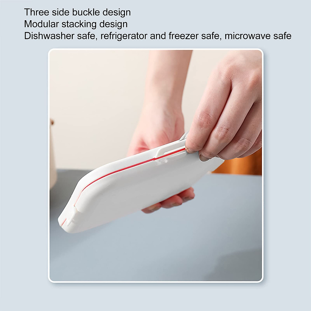 Sandwhich Containers, Portable Sandwiches Storage Box Reusable Sandwich Food Storage Containers Sandwich Box For Kids Adults(Red)