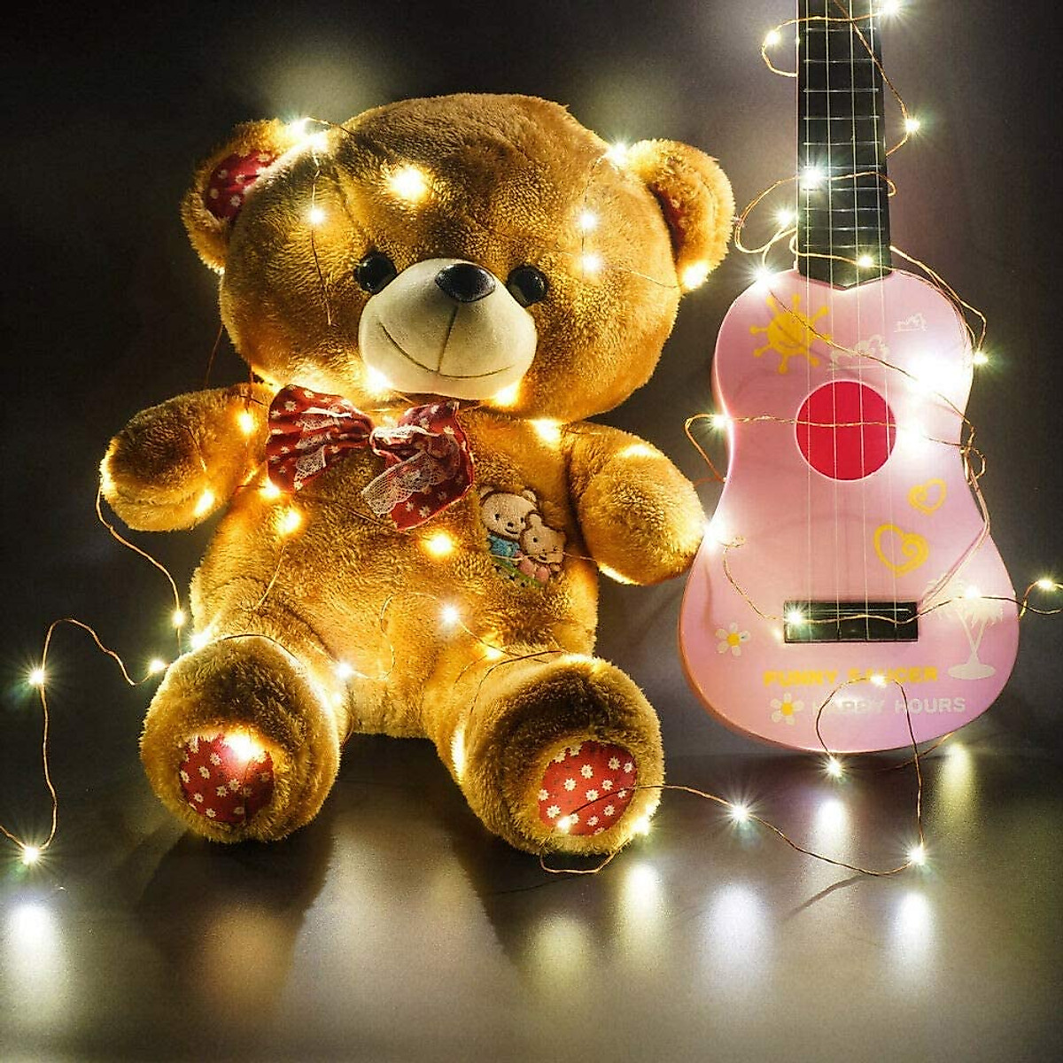 Led Fairy Lights Battery Operated Mini Battery Powered Silver Wire Starry Fairy Lights for Bedroom, Christmas, Parties, Wedding, Centerpiece, Decoration (Blue)