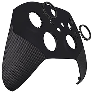 eXtremeRate ASR Version Redesigned Shell for Xbox Core Wireless Controller - Performance Rubberized Grip, Anti Sticks Rubbing Rings - Custom Faceplate for Xbox Series X & S Controller - Black
