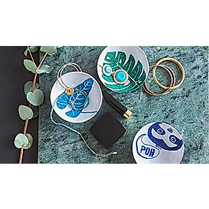 edding 4200 porcelain brush pen - black, violet, 3x blue, green, - 6 pens - brush nib 1-4 mm - painting and decorating ceramics, porcelain - dishwasher-safe, lightfast ink, quick-drying - felt-nib pen