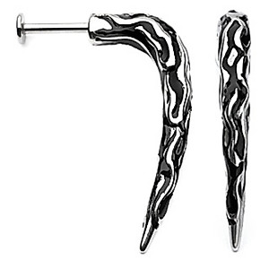 Covet Jewelry Tribal Claw Labret 316L Surgical Steel