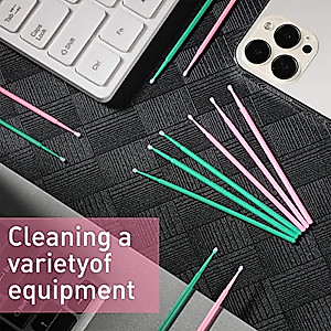 200 Pieces Sewing Machine Cleaning Brushes Disposable Clean Swabs Pointed Tips Cleaning Swabs Sewing Tool Multi Purpose Cleaning Swab Sticks for Paint Sewing Machine