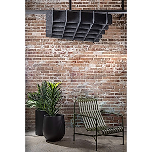 Lumeah Acoustic Cloud | Sound Proofing, Decorative Sound Dampening Hanging Installation | Stunning Adjustable Height Design Acoustic Panel Ceiling Fixture | 55” W x 55” L x 9” H | Taupe