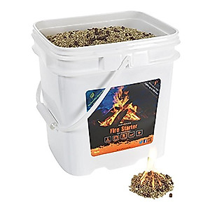 Insta-Fire Eco-Friendly Granulated Bulk Fire Starter, 2-Gallon Bucket