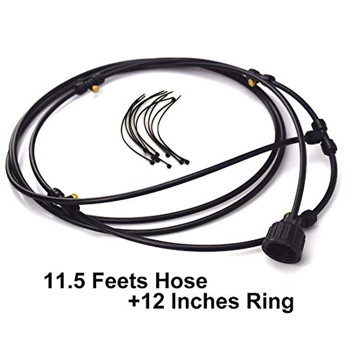 Bacdfesfed Balidao Fan Misting System, Outdoor 1/4'' Mist Kit, Mist Cooling System for Cool Patio Breeze, Easy On The Wallet, Portable, Connects to Any Outdoor Fan