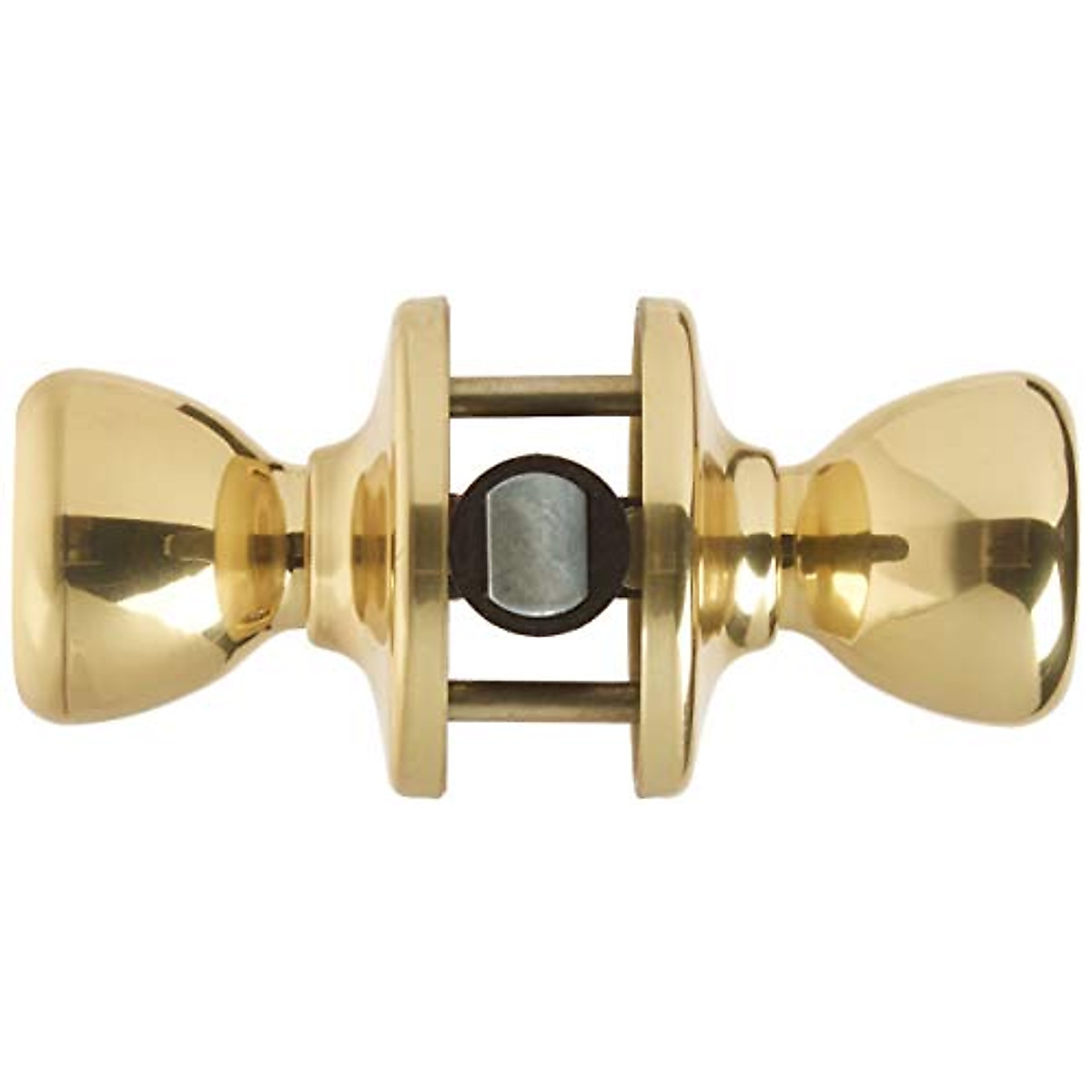 Kwikset 92001-519 Mobile Home Hall & Closet Door Knob in Polished Brass