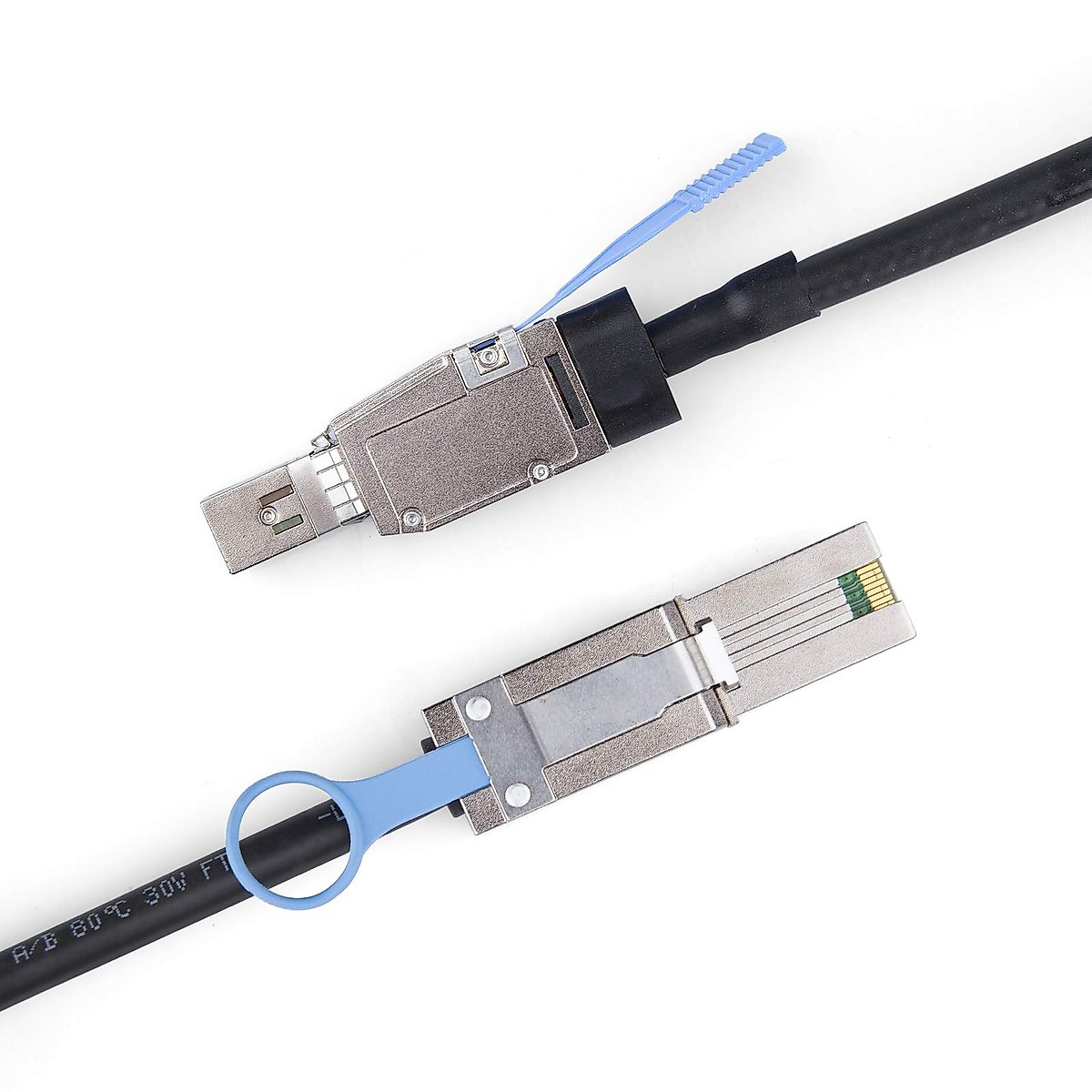 SFF-8644 to Mini SAS SFF-8088 HD Cable, 6Gbps External 26Pin SAS2.0 Hybrid Cable Attached SCSI for Raid Systems, DataCenter, Servers, Workstations and Desktops, 100-Ohm, 2-Meter(6.6-ft)