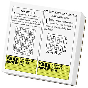Mensa 365 Brain Puzzlers Page-A-Day Calendar 2021