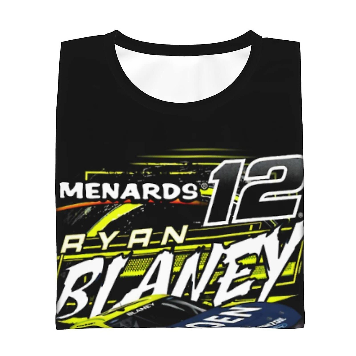 ASFRSH Ryan Blaney 12 Shirt for Teen Girl & Boy Printing Short Sleeve Tee Athletic Classic Shirt Crewneck T-Shirt