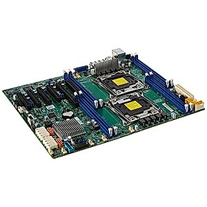 Supermicro Motherboard MBD-X10DRL-I-B LGA2011 E5-2600v3 C612 DDR4 PCI-Express SATA ATX Brown Box