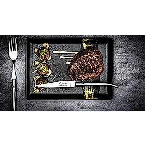 Laguiole Style de Vie Steak Knives, Luxury Line, 6 pieces, Fully Stainless Steel, in giftbox