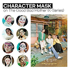 Epielle Animal Character Sheet Masks | Korean Beauty Masks for All Skin Types | Pack of 6 | Kids Face Mask, Birthday Party Gift, Girls' Night, Spa Day, Spa Night | Korean Skincare