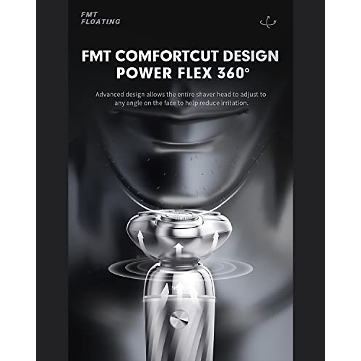 ENCHEN Beard Trimmer for Men Electric Razor 3D Rotary Shaver for Men, Rechargeable Wet & Dry Shaver Waterproof IPX7