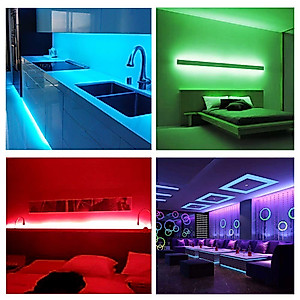 NA 13.2 feet USB LED Strip Lights, DIY Indoor Decoration, TV Backlight, 24 Keys Remote