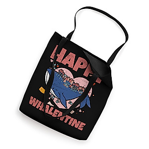 Whale Happy Whalentine Valentine's Day Love Heart Fish See Tote Bag
