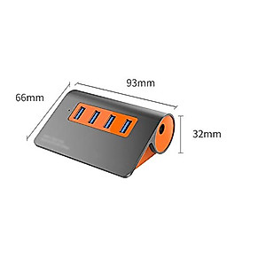SHYPT Multi-Interface Converter ，USB3.1 Gen2 Hub Aluminum USB Hub PC Splitter 10Gbps Super Speed