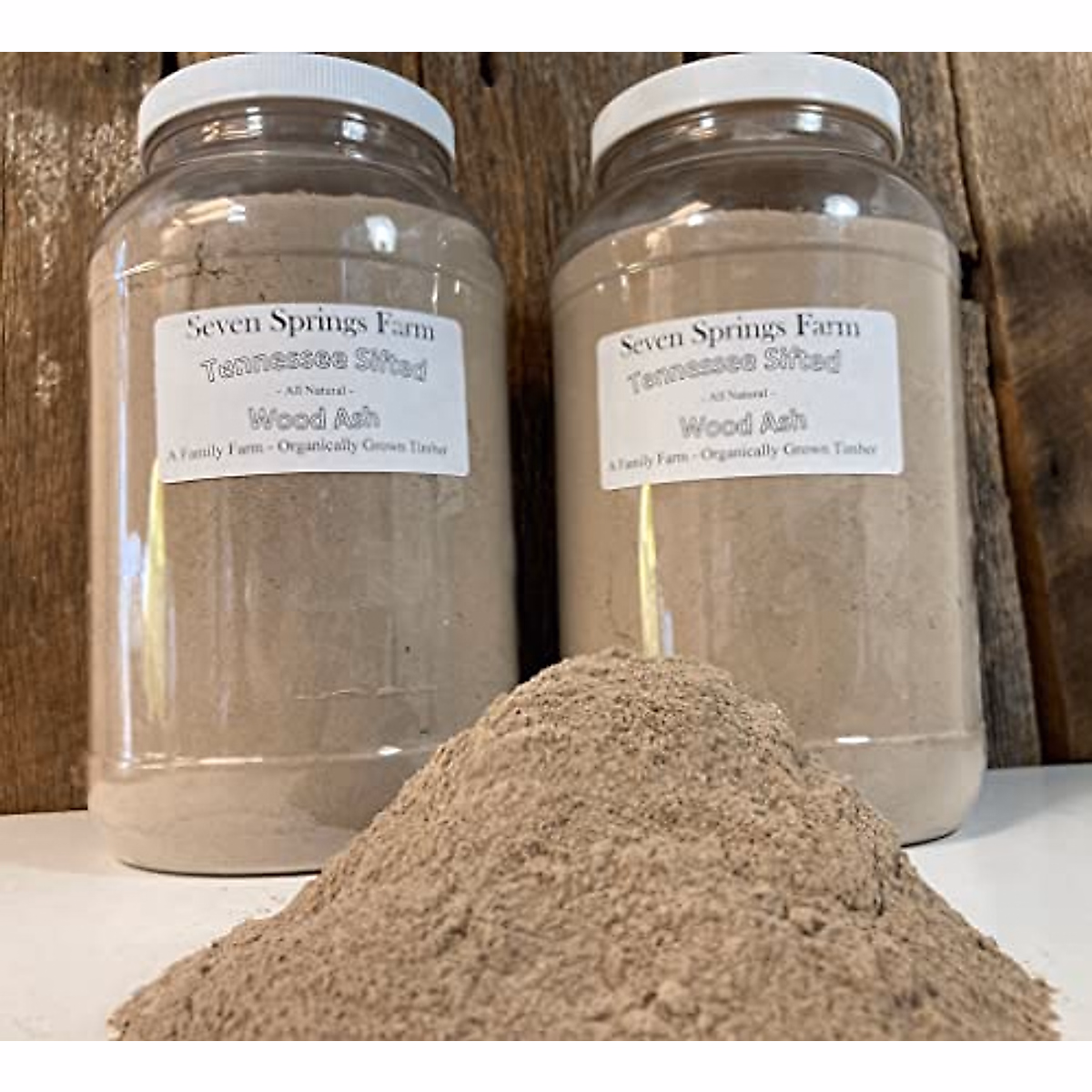 Seven Springs Farm - Tennessee Sifted Wood Ash - All Natural Ashes from Organically Grown Hardwood Timber (9 Pound, 1)