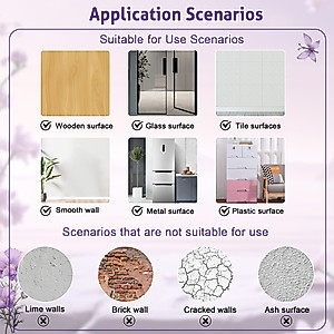 9 Pieces Flowers Wall Decals Flower Decals for Walls Vinyl Flowers Wall Stickers Peel and Stick Removable Butterfly Spring Floral Wall Decals Wall Art Decals Decor for Girls Bedroom Living Room