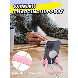 Stocking Stuffers for Teens Boys Girls Teenage Men Women Kids Gifts for Men Christmas: Thumbs Up Lazy Phone Stand Holder Gadgets Dad Father Mother Mom Husband Wife Adults Who Have Everything (1, Pink)
