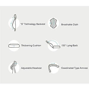 Home Office Mesh Back Chair Ergonomic Mesh Computer Desk Task Chair Swivel, Reclining Back, Adjustable Headrest ＆Seat Height - Black