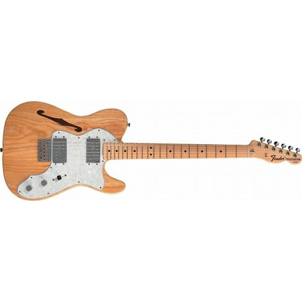 Full Scale Plans for the Fender Telecaster 1969 Thinline Electric Guitar - actual size
