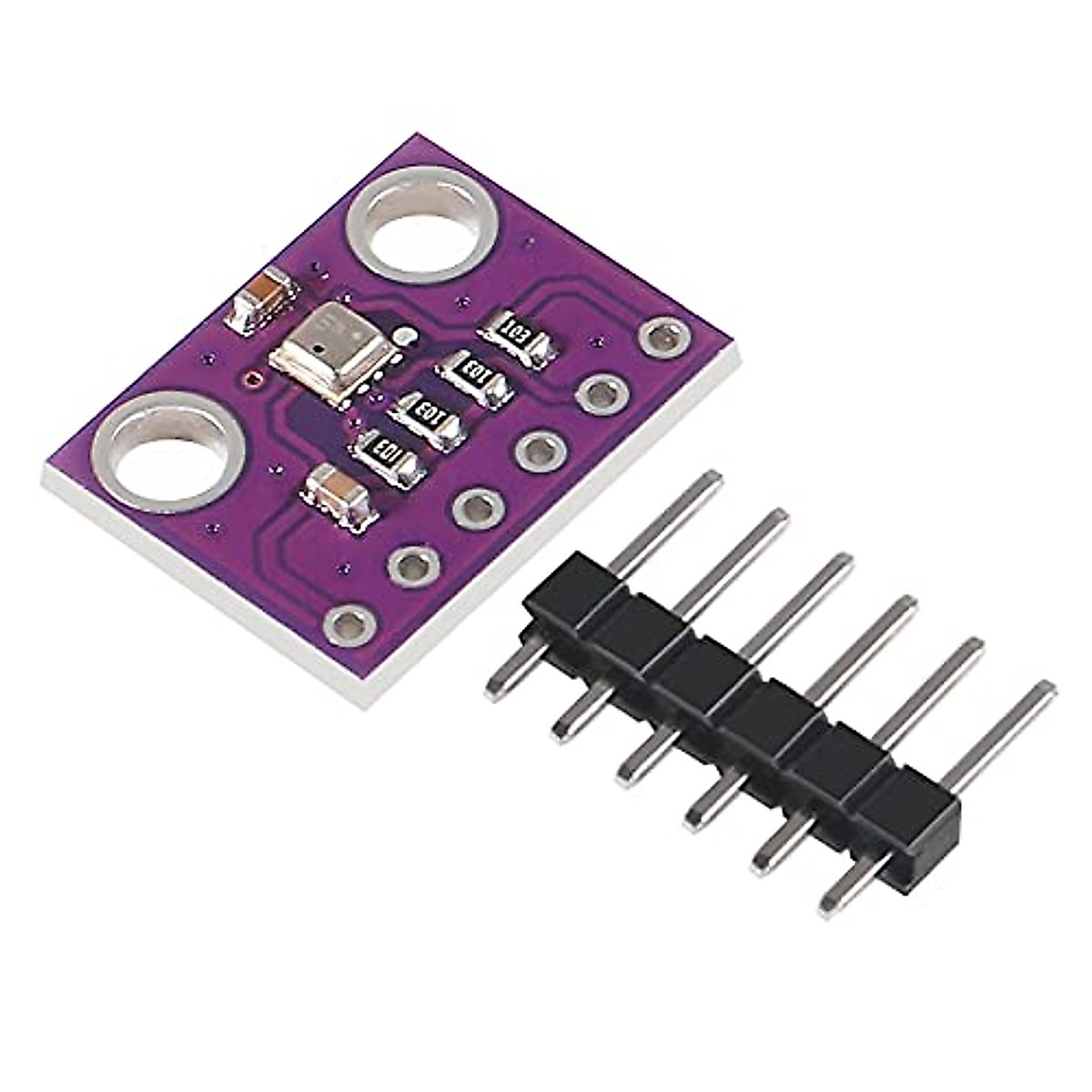 DORHEA 2Pcs BME280 3.3V Temperature Humidity Atmospheric Barometric Pressure Sensor Module GY-BME280-3.3 IIC I2C Breakout Board
