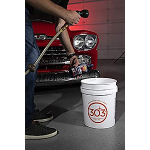 303 Products Car Wash with Wash Mitt Bubble Gum Scent, 18 fl. oz. (30577) , Blue