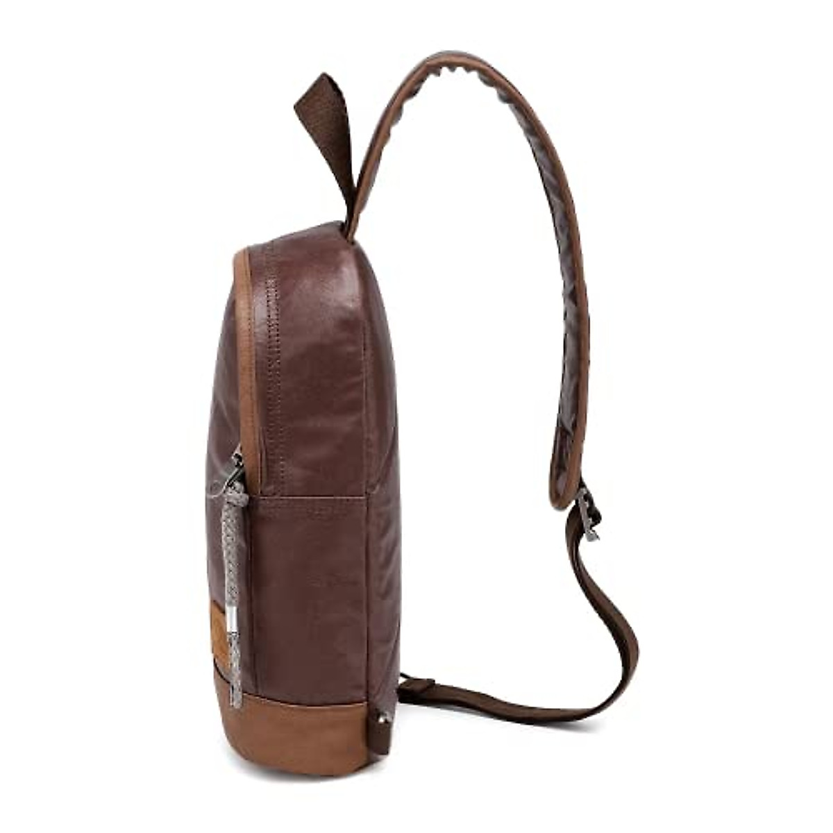 Urban Light Coated Canvas Sling Bag (Brown)