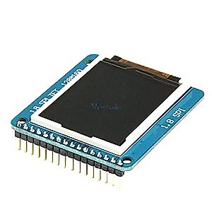 Midzoo 1.8 in 1.8 inch 128160 Serial SPI TFT LCD Module Display with PCB Adapter Power IC SD Socket ST7735R Driver IC for Arduino 51