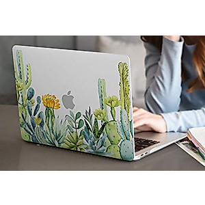 Batianda Laptop Case for MacBook Pro 13 inch 2022 M2 Chip 2021 2020 A2338 M1 A2289 A2251 Model,Hard Shell Case with Keyboard Cover & Screen Protector for Newest Mac Pro 13 with Touch Bar, Cactus