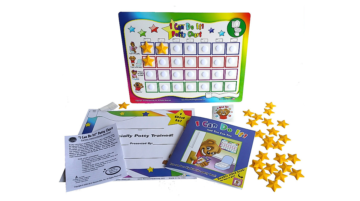 Kenson Kids Potty Training System - Fun & Effective Toilet Chart