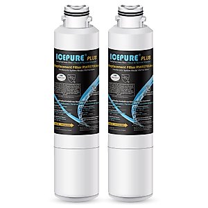 ICEPURE NSF/ANSI 53 Premium Certified DA29-00020B Refrigerator Water Filter Replacement for Samsung DA97-08006A, RF28HMEDBSR, RF263BEAESR, HDX FMS-2, HAF-CIN/EXP, 469101, RF4287HARS, RF28HFEDBSR,2PACK