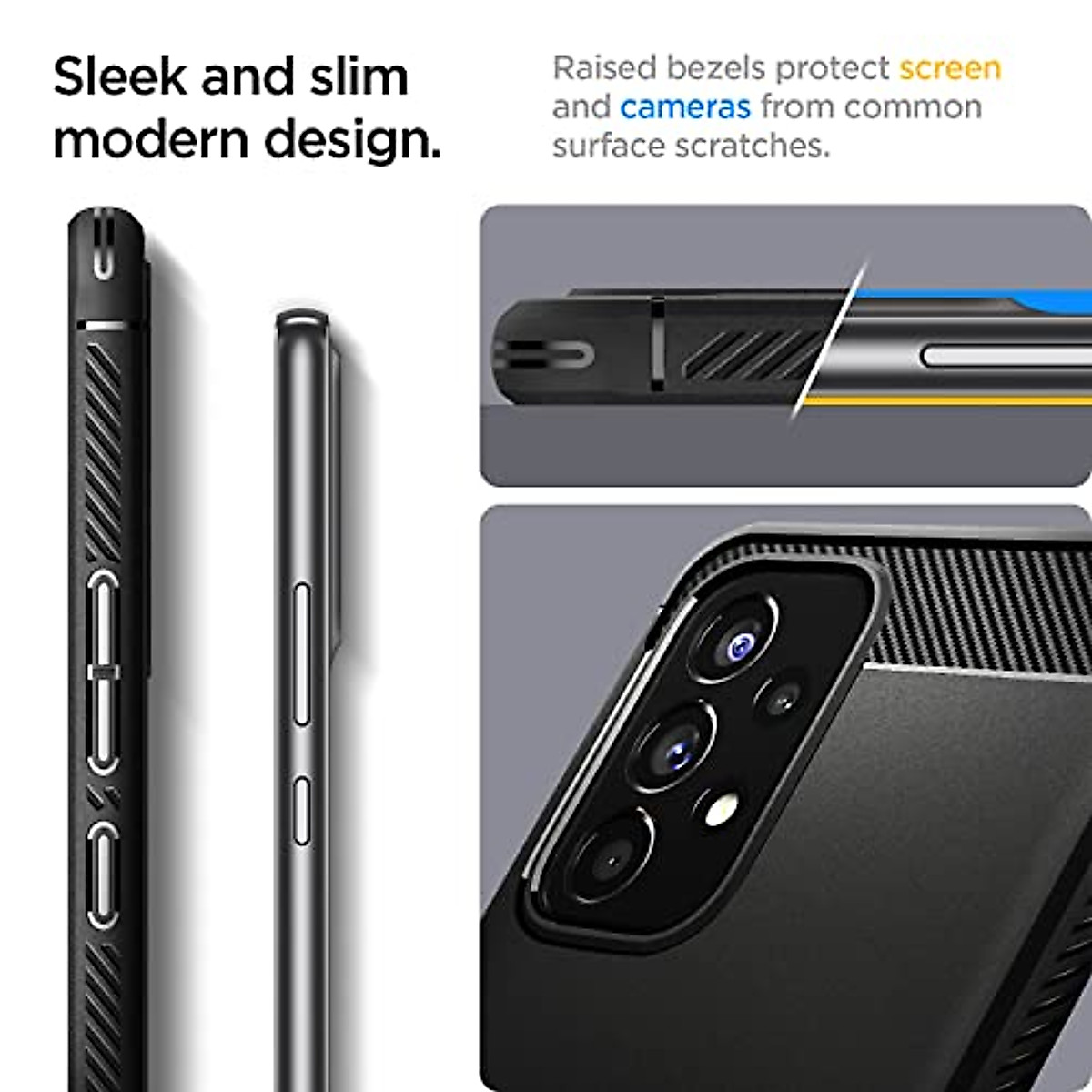 Spigen Rugged Armor Designed for Galaxy A53 5G Case (2022) - Matte Black