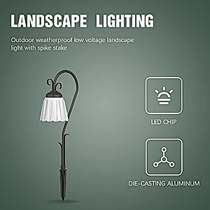 Malibu Low Voltage 1.3W LED Landscape Lighting for Garden, Path, Lawn, Patios Use