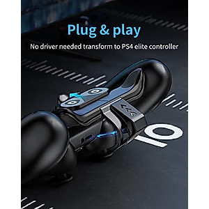 OLCLSS Paddles for Playstation4 Controller, Strike Accessory for PS4 Controller, Back Button Attachment for PS4 Controller, Strike Accessory PS4, Programmable Remap Kit Designed for the Original PS4 Controller
