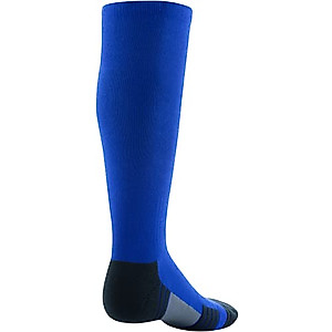 Under Armour Adult Team Over-The-Calf Socks, 1-Pair, Royal/Black/White, Large