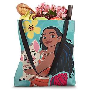 Disney Princess Moana and Pua Teal Tote Bag