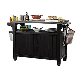 Keter BBQ Side Table Grande brown
