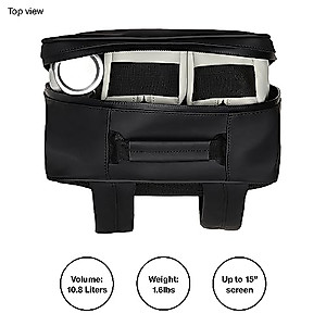 RAINS Book Backpack - Black