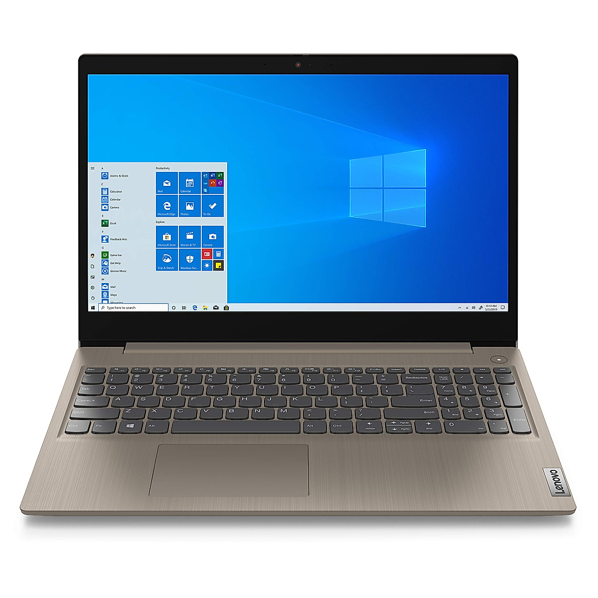 2021 Lenovo IdeaPad 3 15.6" FHD Laptop Computer AMD Ryzen 5 Qud-Core 3500U 8GB DDR4 RAM 256GB M.2 NVMe SSD AMD Radeon Vega 8 HDMI Webcam Google Classroom Almond Windows 10 w/ RE 32GB USB 3.0 Drive